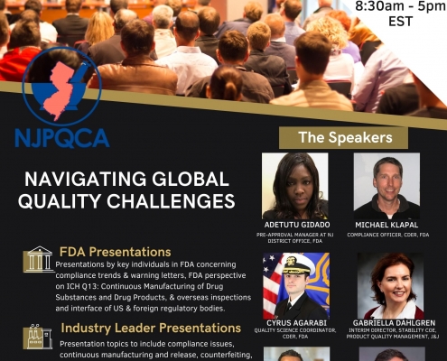 NJPQCA – FDA Conference – New Jersey Pharmaceutical Quality Control Association